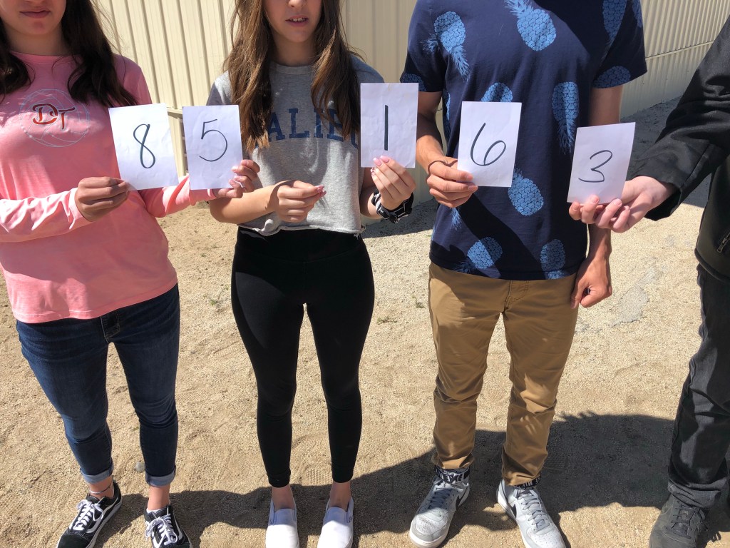 Number shuffle – Señora Chase