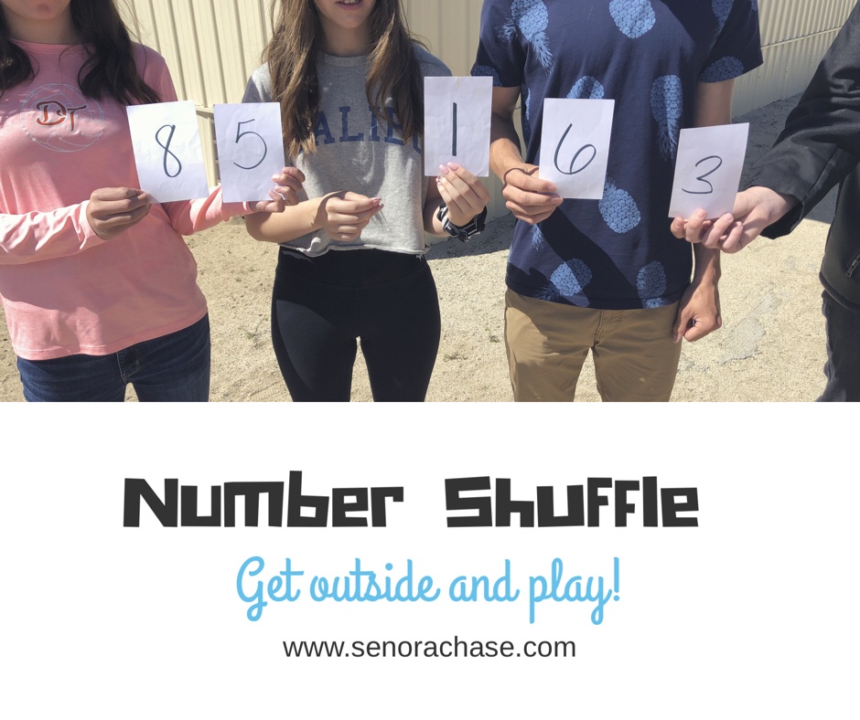 Number shuffle – Señora Chase