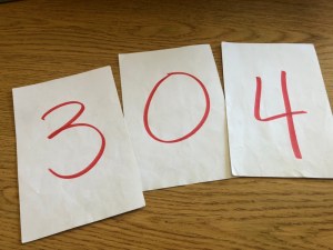 Number shuffle – Señora Chase