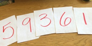 Number shuffle – Señora Chase