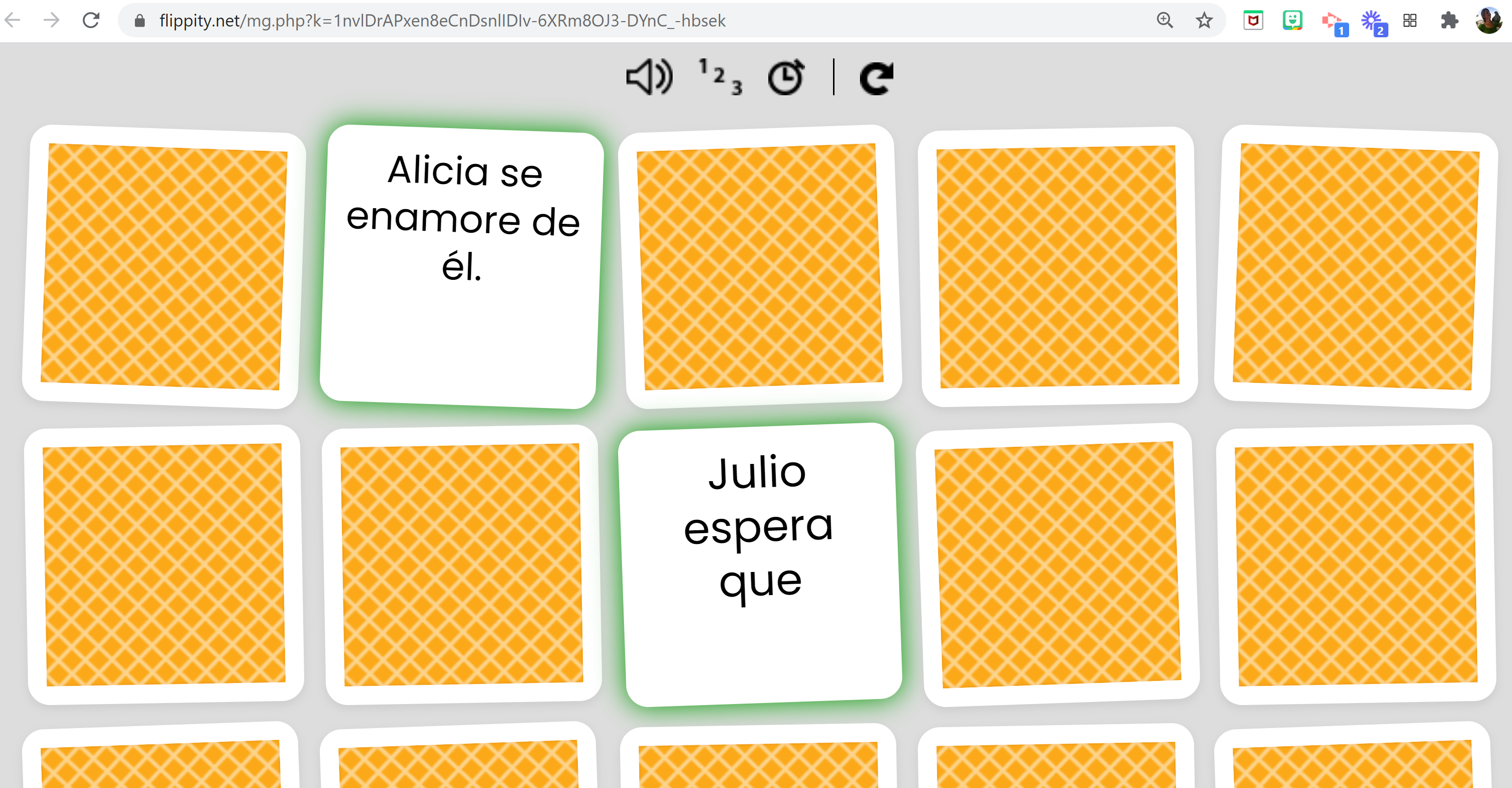 Flipping for Flippity: Matching & Memory – Señora Chase