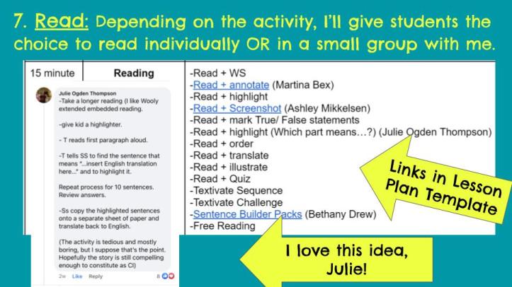 Anatomy of a low fun Lesson Plan – Señora Chase