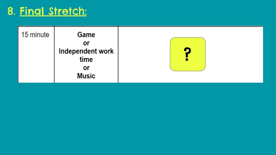 Anatomy of a low fun Lesson Plan – Señora Chase