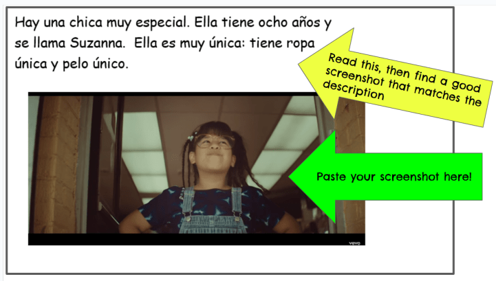 After the Clip Chat: Activities & Assessment (Part 2) – Señora Chase
